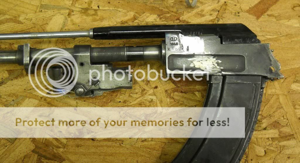 polish milled reweld with current demilled rec. Finished! | AK Rifles