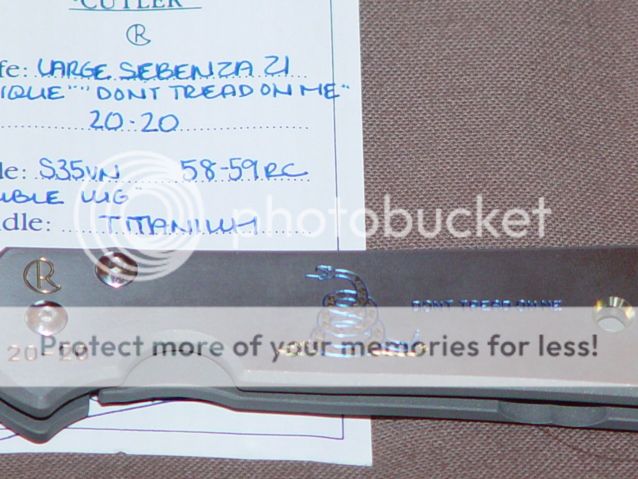 CRK Sebenza, Buck 110 auto, BRKT, HI Smatchet, Mule Team13 ...