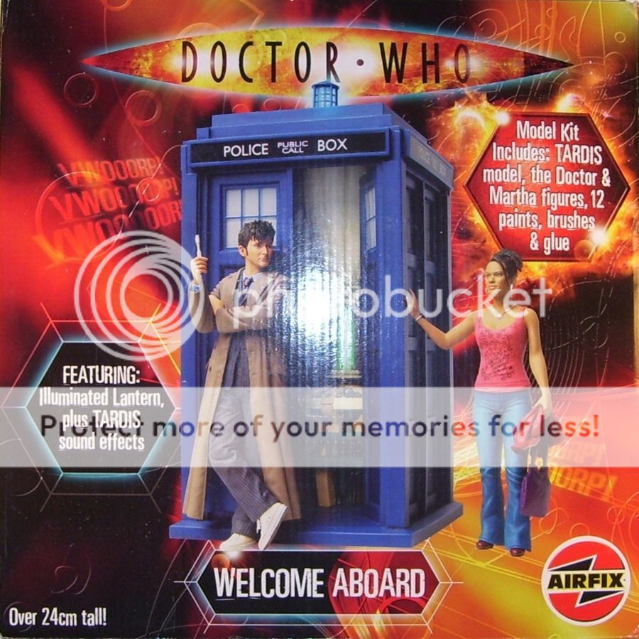 TARDIS MODEL KIT DOCTOR WHO AIRFIX 10TH DR DAVID TENNANT RARE